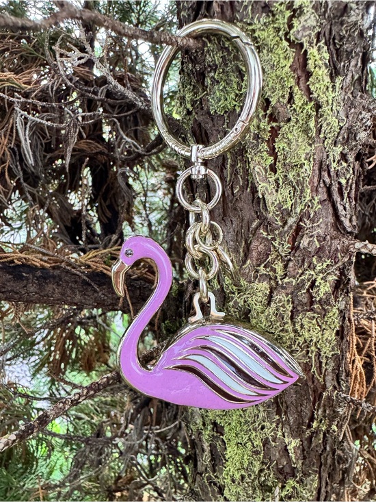henri bendel | Bags | Henri Bendel Pink Flamingo Call Outs Enamel ...